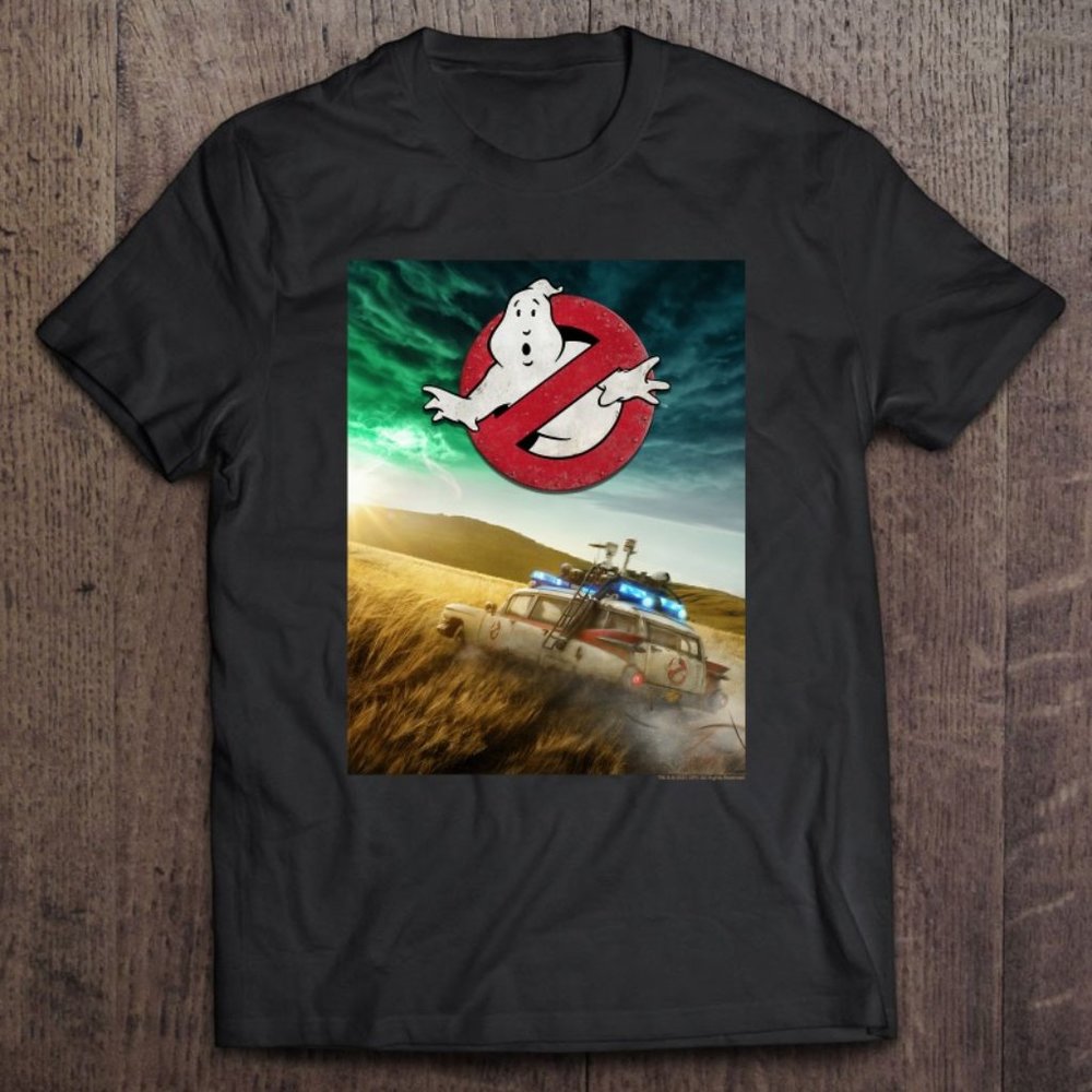 Ghostbusters Afterlife Poster And Logo Tee T-Shirt - Gem